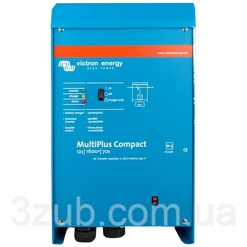 Victron Energy MultiPlus 24/1600/40-16 Гібридний інвертор (1,6 кВА/1.3 ...
