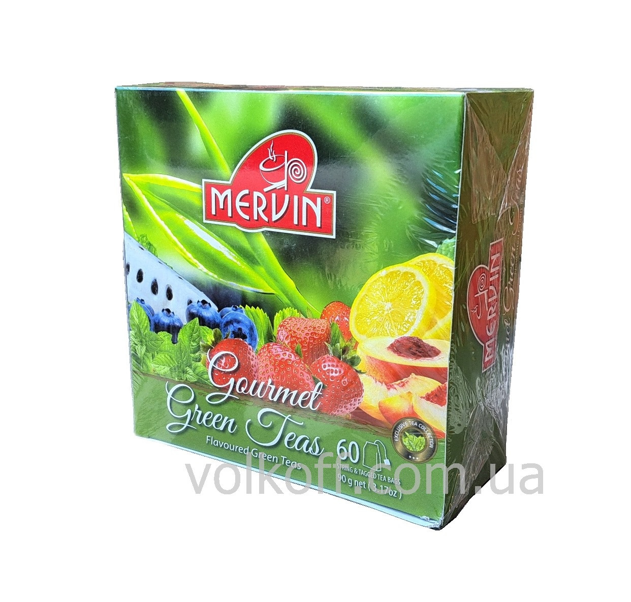 Чай пакетированный Mervin Gourmet Green Teas Мервин Гурман Зелёный ...
