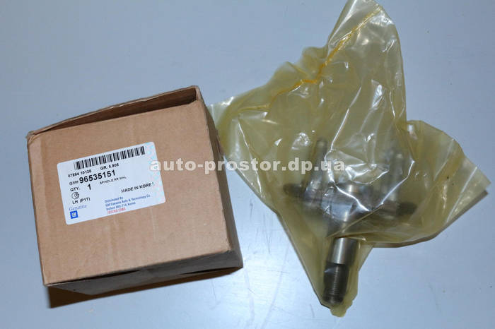 Cтупица задняя Авео(GM) (шпиндель) левая 96535151, цена: 1767 ₴, купить ...