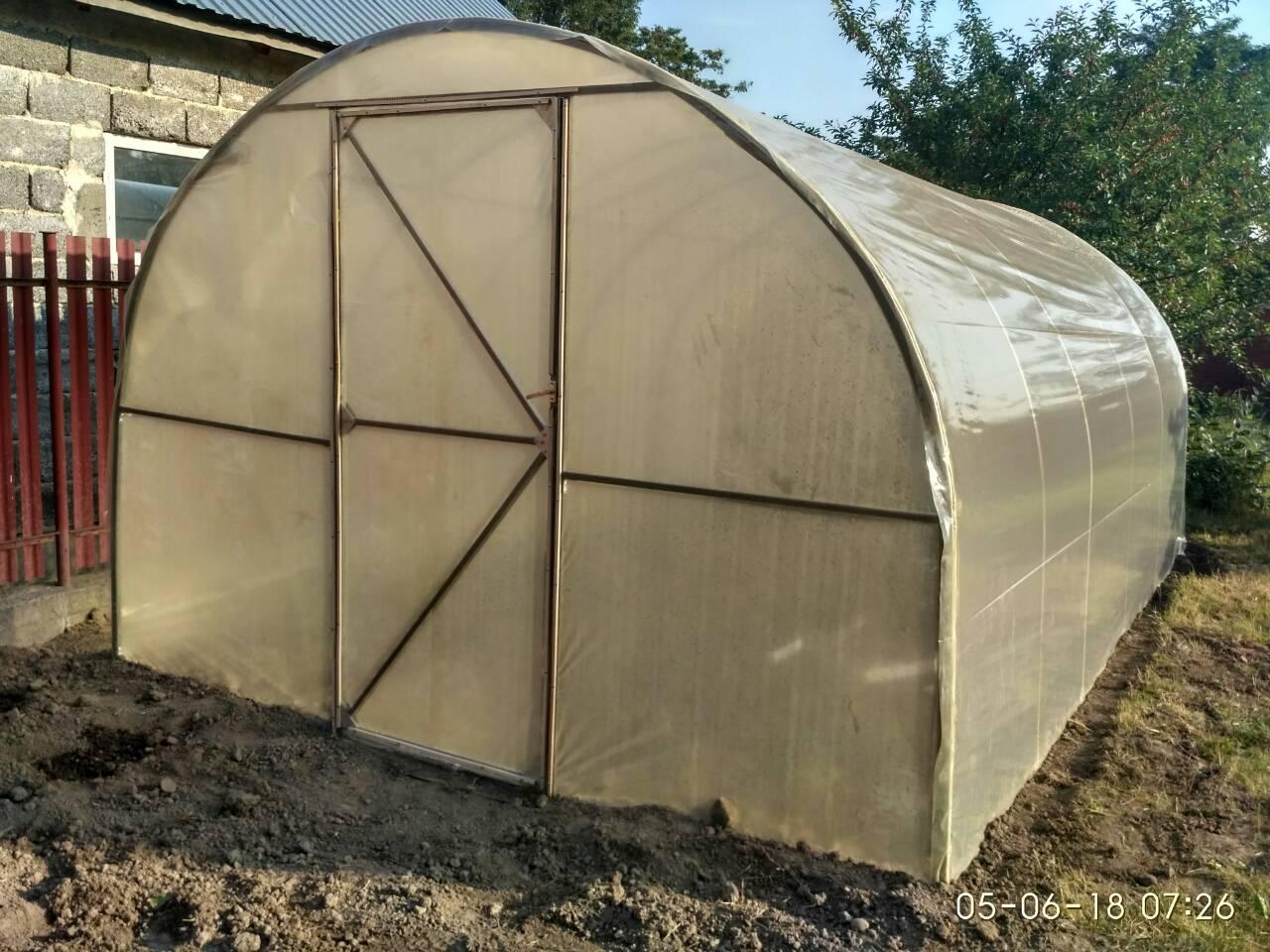 Теплица 4x10 м под пленку UV-4 100 мкм труба 30х20 мм "Маївка" Стандарт ...