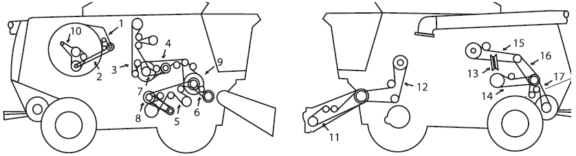 Ремни на комбайн John Deere 9650STS (ID#29754260), цена: 450 ₴, купить ...