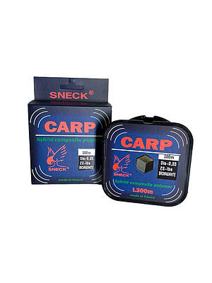 Волосінь Коропова Sneck (Франція) 0,28 мм 300 м колір зелений, ціна ...