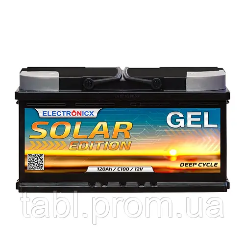 Гелевый аккумулятор 12v 120Ah GEL Electronicx Solar Edition (ID ...