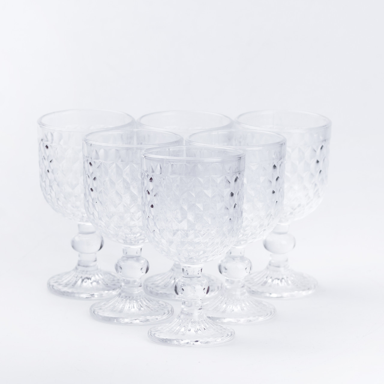 Келихи для червоного вина 6 штук фужер келих на низькій ніжці продаж ціна у Києві Келихи і