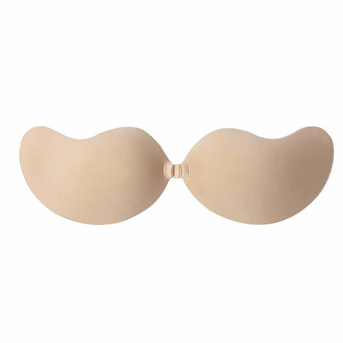 Бюстгальтер-невидимка Fly Bra G00D88 з ефектом Push Up без бретелей Бежевий B OIU (ID#2278139184 ...