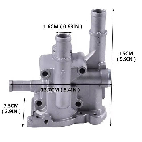 Корпус термостата 1.6 1.8 55353311 Новий Опель Інсигенія Вігна Астра ...