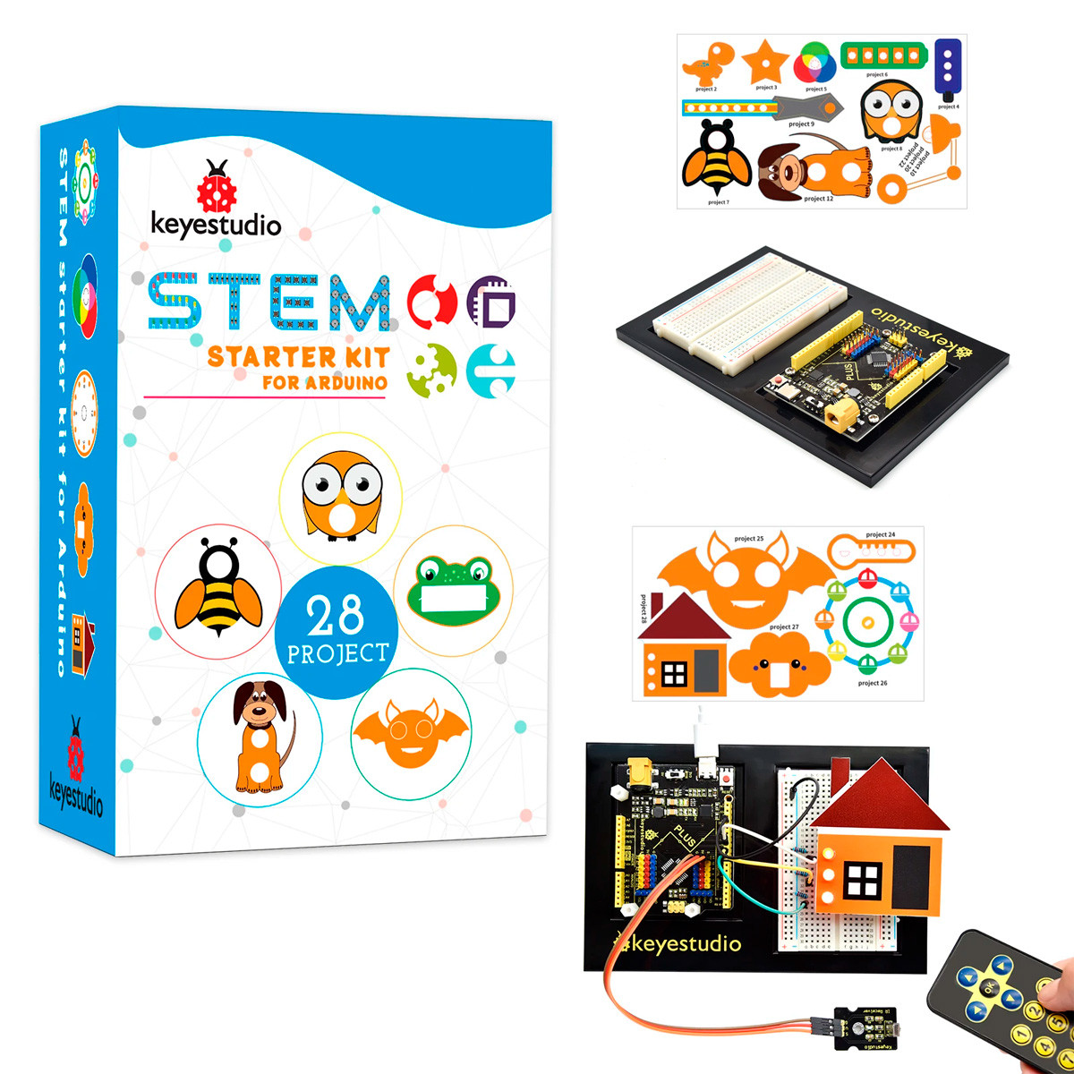 Учебный набор Ардуино 28 уроков обучения STEM программирование Stem ...
