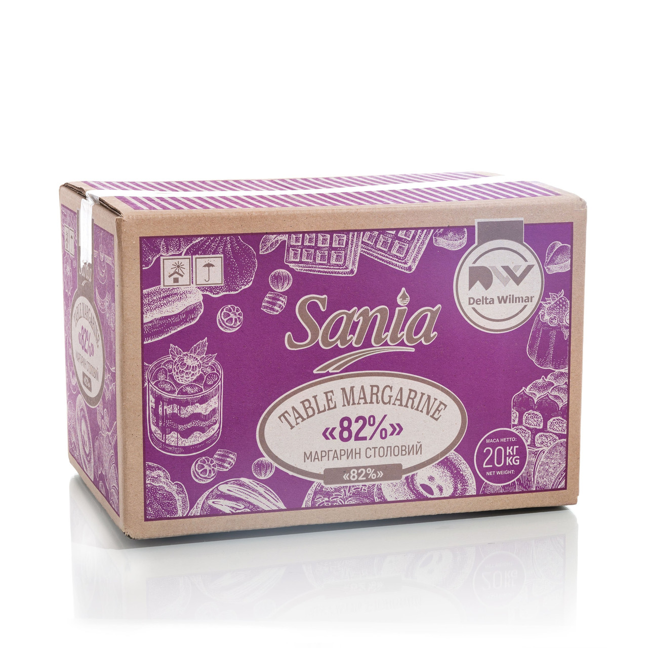 Маргарин SANIA 82% столовый без транс изомеров 20 кг (ID#2342587958 ...