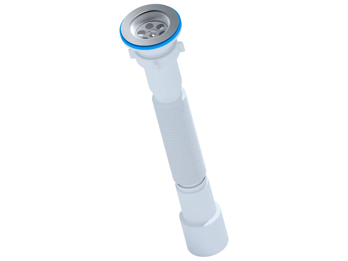 Сифон гофрований ANI-plast G106, 1 1/2" x 40/50 (396-806 мм) drop near ...