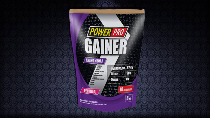 Power Pro GAINER 4 кг (ID#428205133), цена: 1564 ₴, купить на Prom.ua