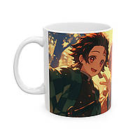 Чашка "Demon Slayer: Kimetsu no Yaiba" - Танжиро Камадо, Зеницу Агацуму ...