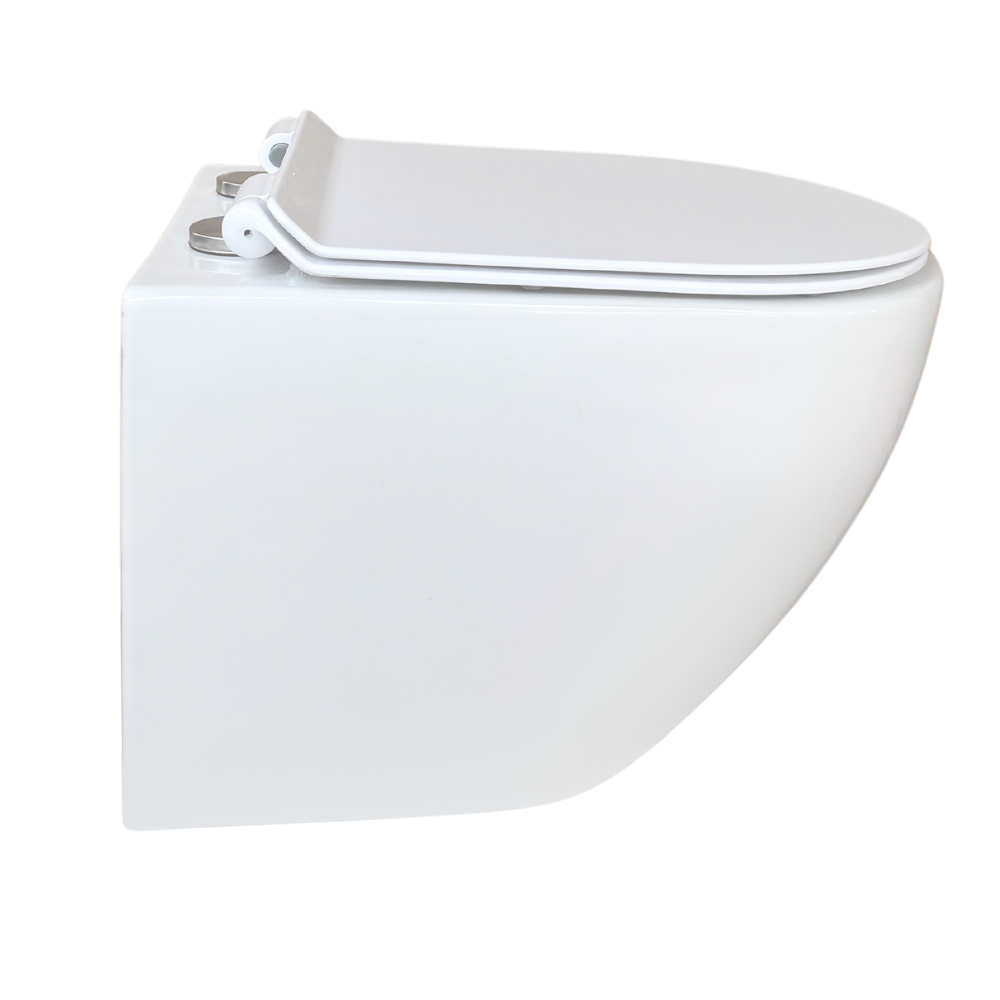 Унітаз підвісний безобідковий Keramika Nova W102 з сидінням мікроліфт ...