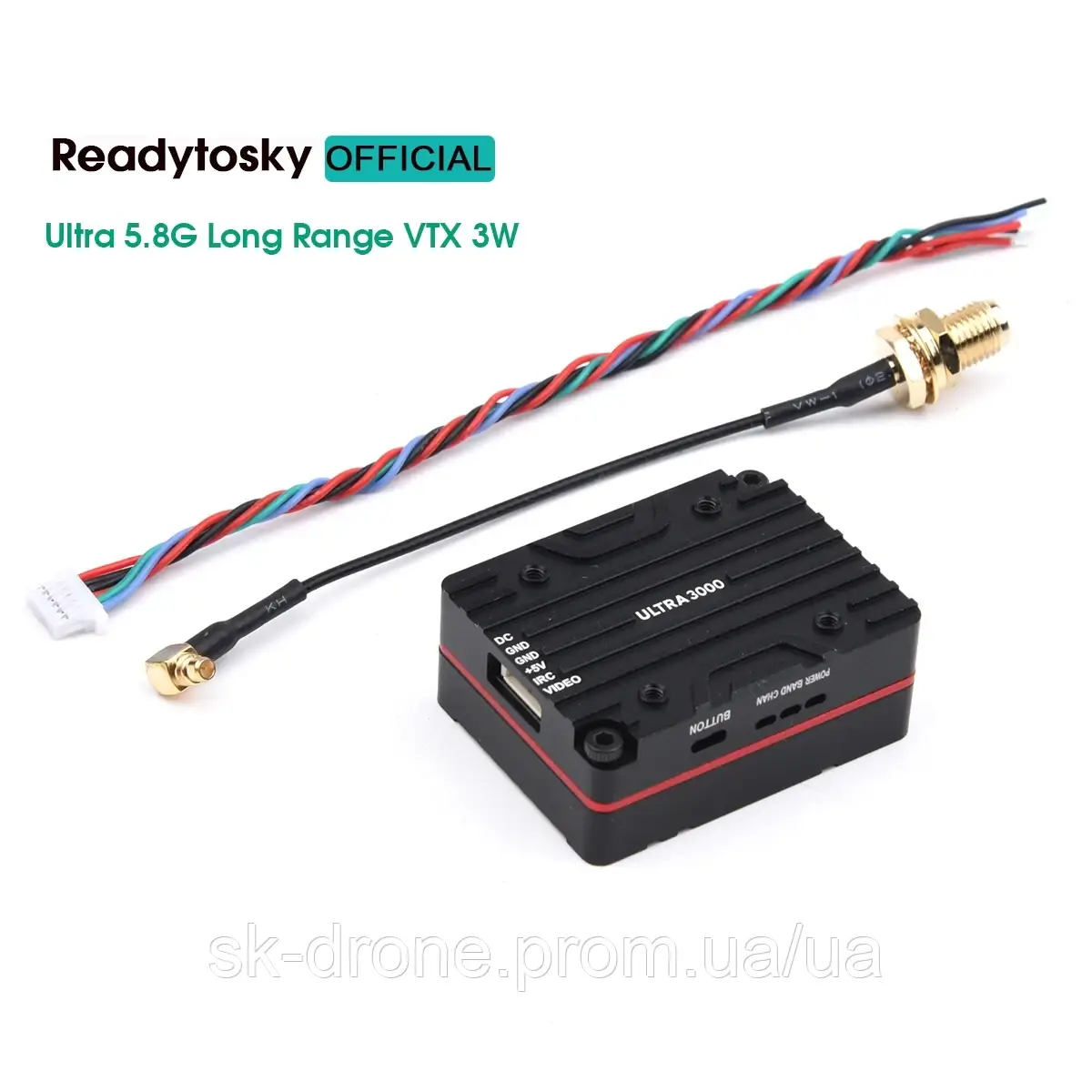 Readytosky Ultra 5.8G Long Range VTX 3W 25mW/400mW/800mW/1500mW/3000mW ...