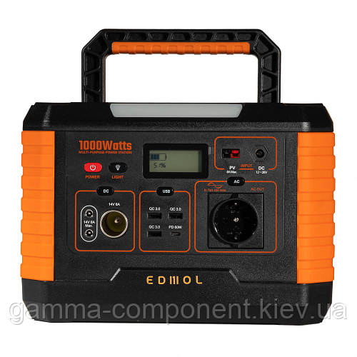 Портативна зарядна станція 1000 Вт EDMOL (ID#1808687292), цена: 28505 ...