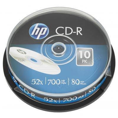 Диск CD HP CD-R 700MB 52X 10шт Spindle (69308/CRE00019-3) 3972075 ...
