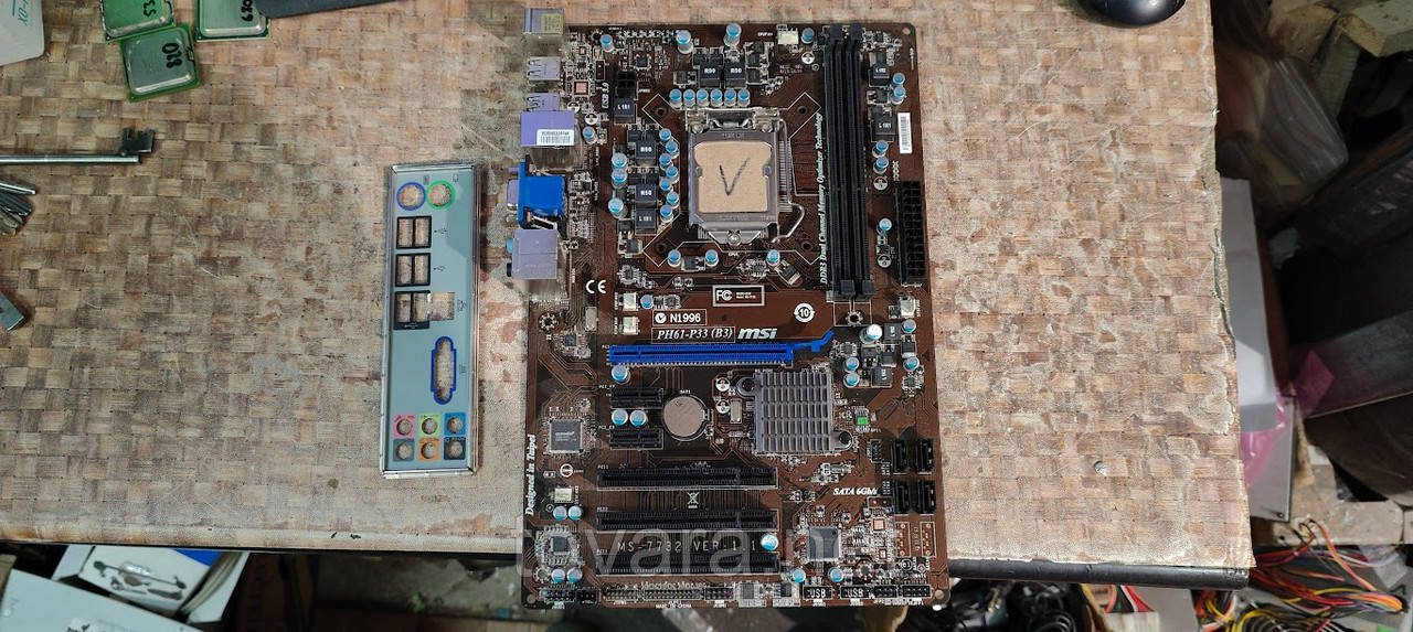 Мат. плата MSI PH61-P33 (B3) MS-7732 LGA1155 H61 PCI-E+Dsub+GbLAN SATA ...