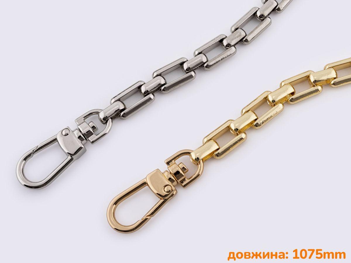 Цепочка (ручка) для сумки клатча с карабином 107 см (65-070): купить ...