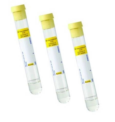 Пробірка з ACD-A, BD Vacutainer®, 8.5 мл, скло (100 шт в упаковці) (ID ...