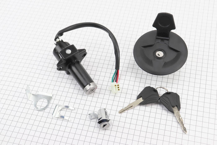 Pantera 200 S/N Замки к-кт (запалювання, сидіння, кришка бака) для ...