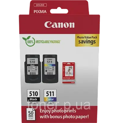 Canon pg-510 cl-511 - купить недорого на Prom.ua: цены, акции и отзывы ...