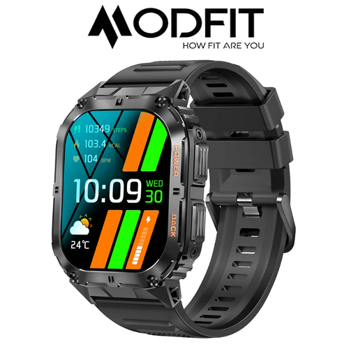 Modfit Navi Compass Black тактичний водонепроникний смарт годинник з компасом (ID#2288263203 ...