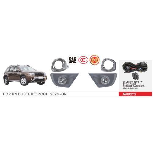 Фари дод. модель Renault Duster 2015-18/RN-9212/H11-12V55W/eл.проводка ...