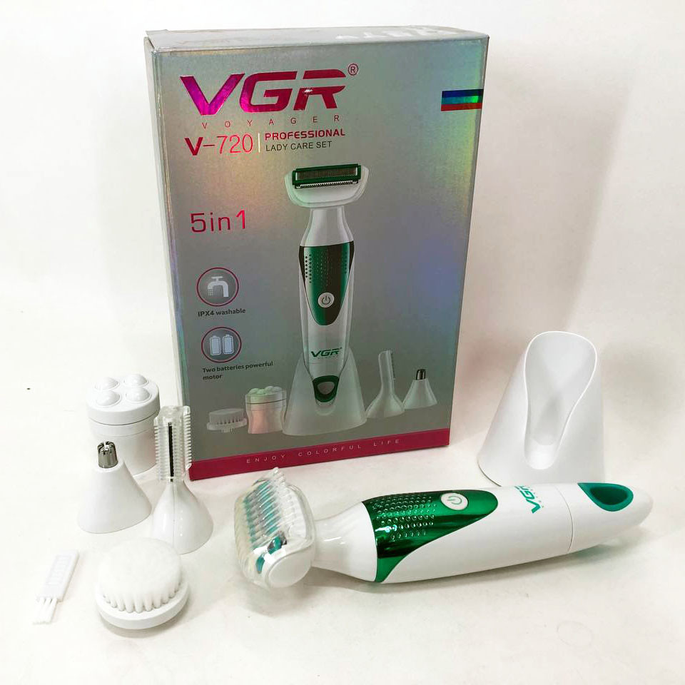 Эпилятор для удаления волос на теле VGR V-720, Эпилятор для ног и тела, KO-371 Беспроводной ...