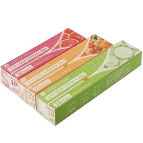 Пакети для зберігання їжі багаторазові 20шт Slip Lock Storage Bag MS ...