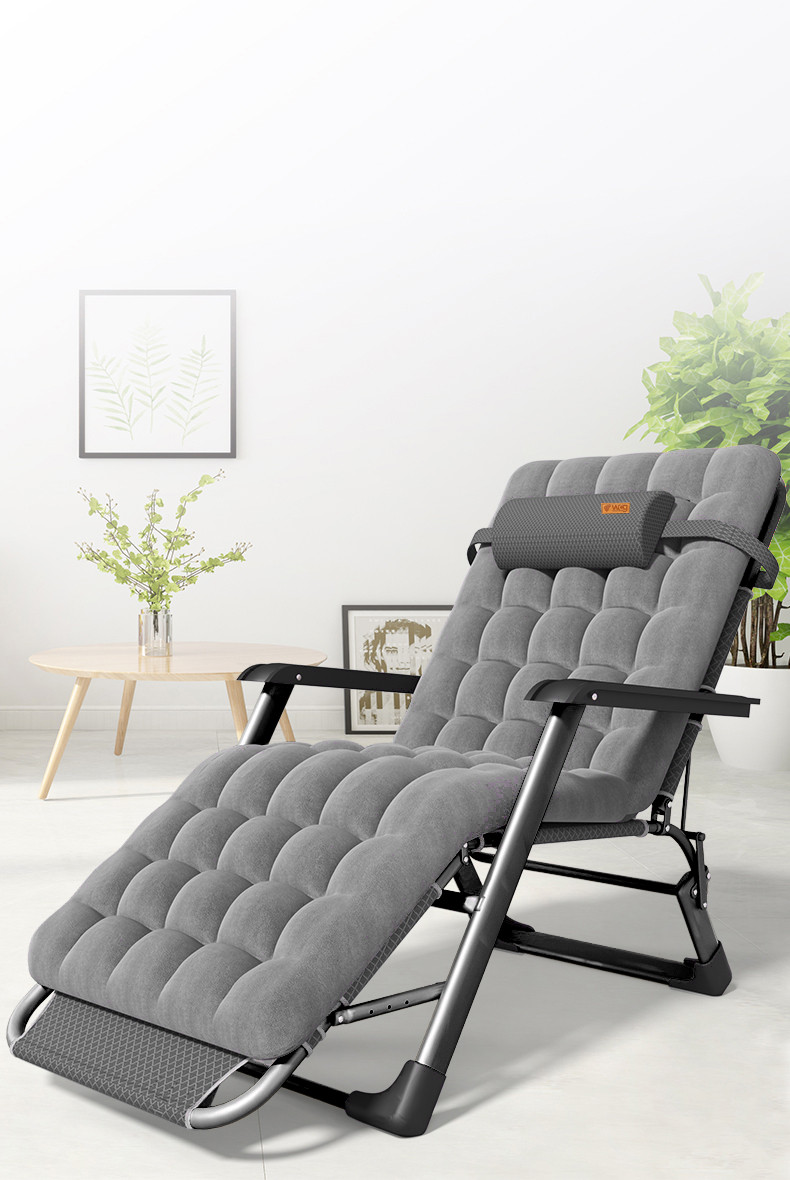 Розкладне крісло шезлонг садовий із подушкою WCG S-03 - качественные спортивные товары от ...