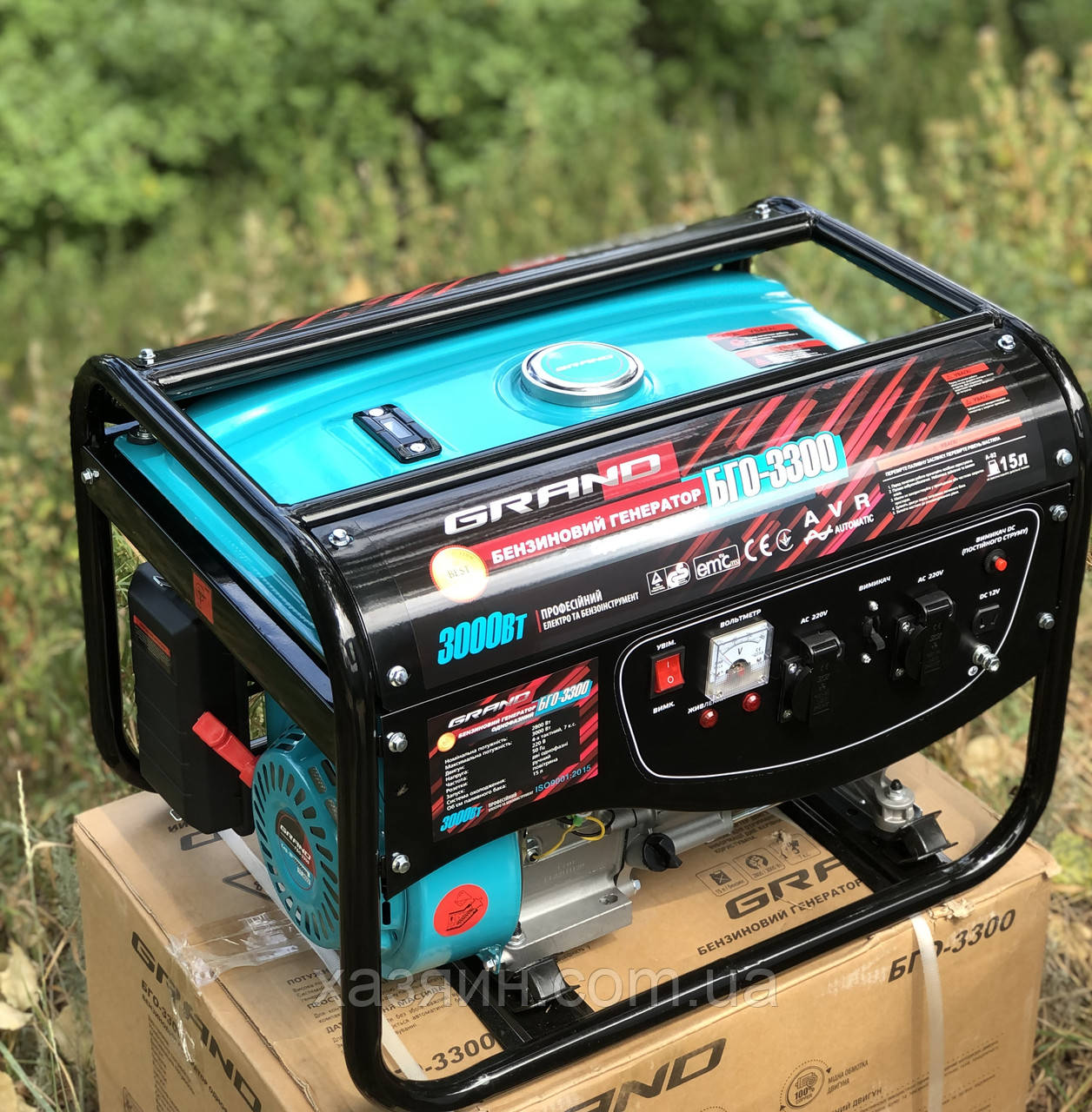 Генератор бензиновый Grand БГО-3300 (3 кВт, AVR ) (ID#2288780804), цена ...