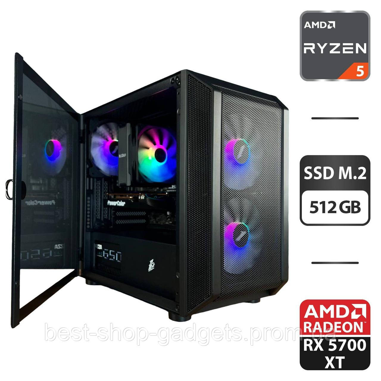 Сборка под заказ: 1stPlayer D3-3F2-Plus Black Tower / AMD Ryzen 5 5500 ...