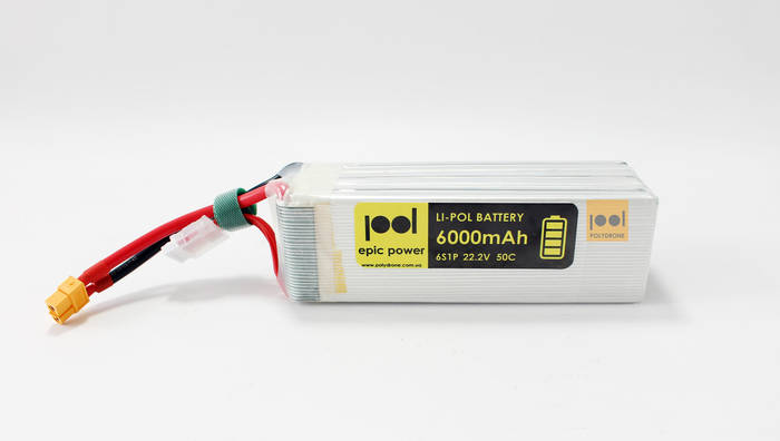 Li-Pol акумулятор / батарея для FPV (ФПВ) коптера 6S1P 6000mАh 50C (ID ...