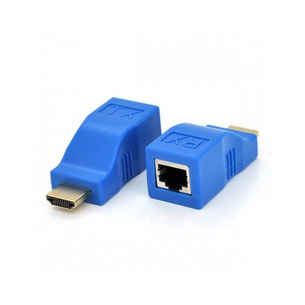 Переходник Voltronic HDMI (тато) - RJ45 (мама) Blue (ID#2289593147 ...