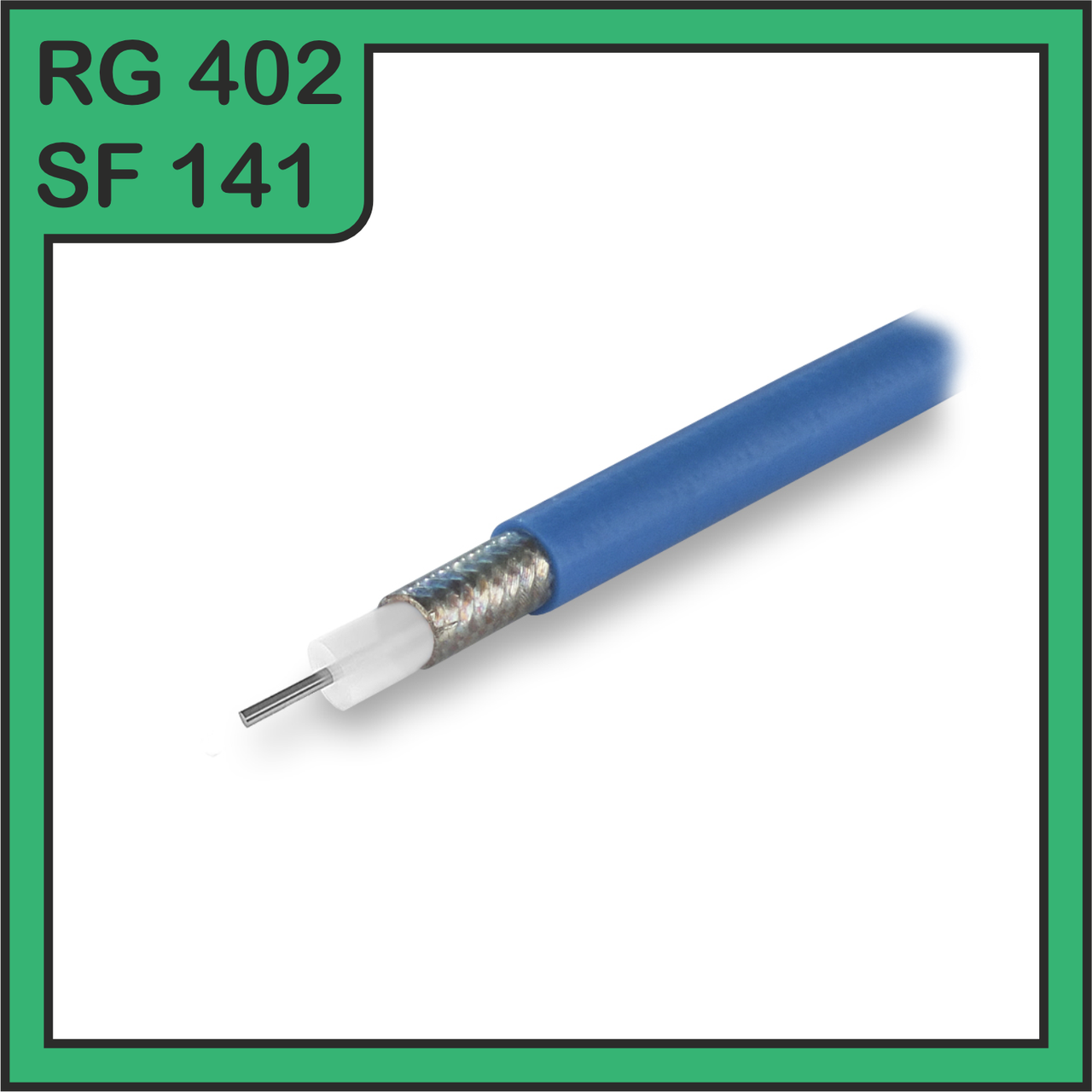 Коаксіальний кабель RG 402 SF-141 напівжорсткий 50 Ом (ID#2289614470 ...