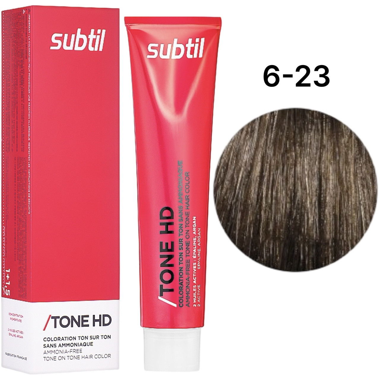 DUCASTEL Subtil Tone HD Тонуюча крем-фарба без аміаку для волосся 6-23 ...