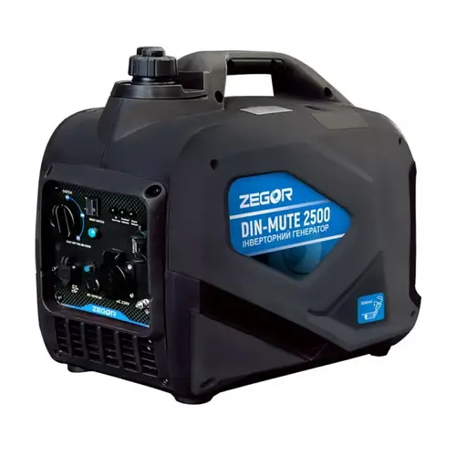 Професійний бензиновий інверторний генератор ZEGOR DIN-MUTE2500 : 2.2/2.5 кВт (ID#2290041193 ...