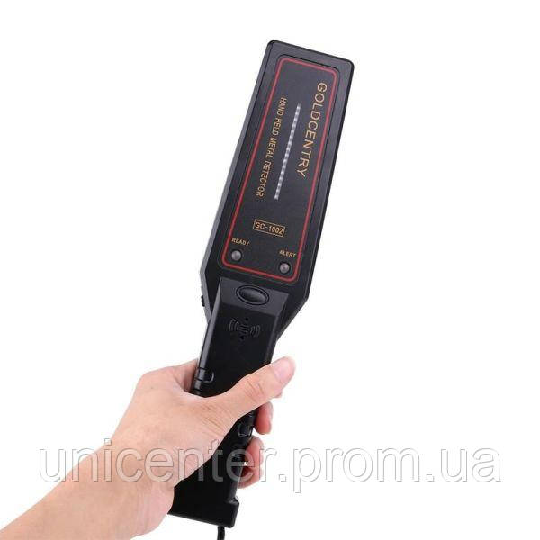 Ручной металлодетектор Goldcentry GC-1002 Черный (100191) UC, код ...