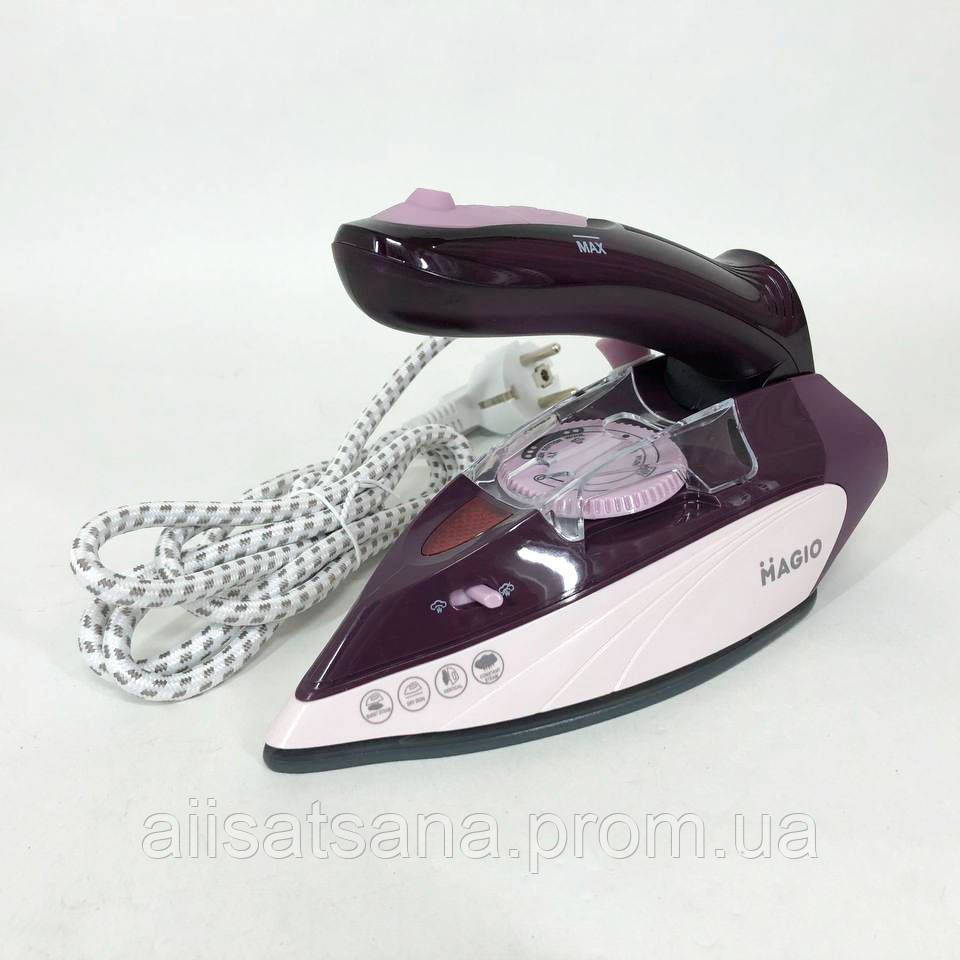 Утюги с паром Magio MG-549 1100 Вт, Эффективный паровой утюг для одежды, Утюг паровой бытовой BM ...