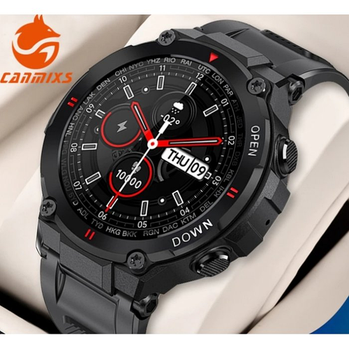 Мужские умные смарт часы Smart watch функцией измерения пульса давления ...