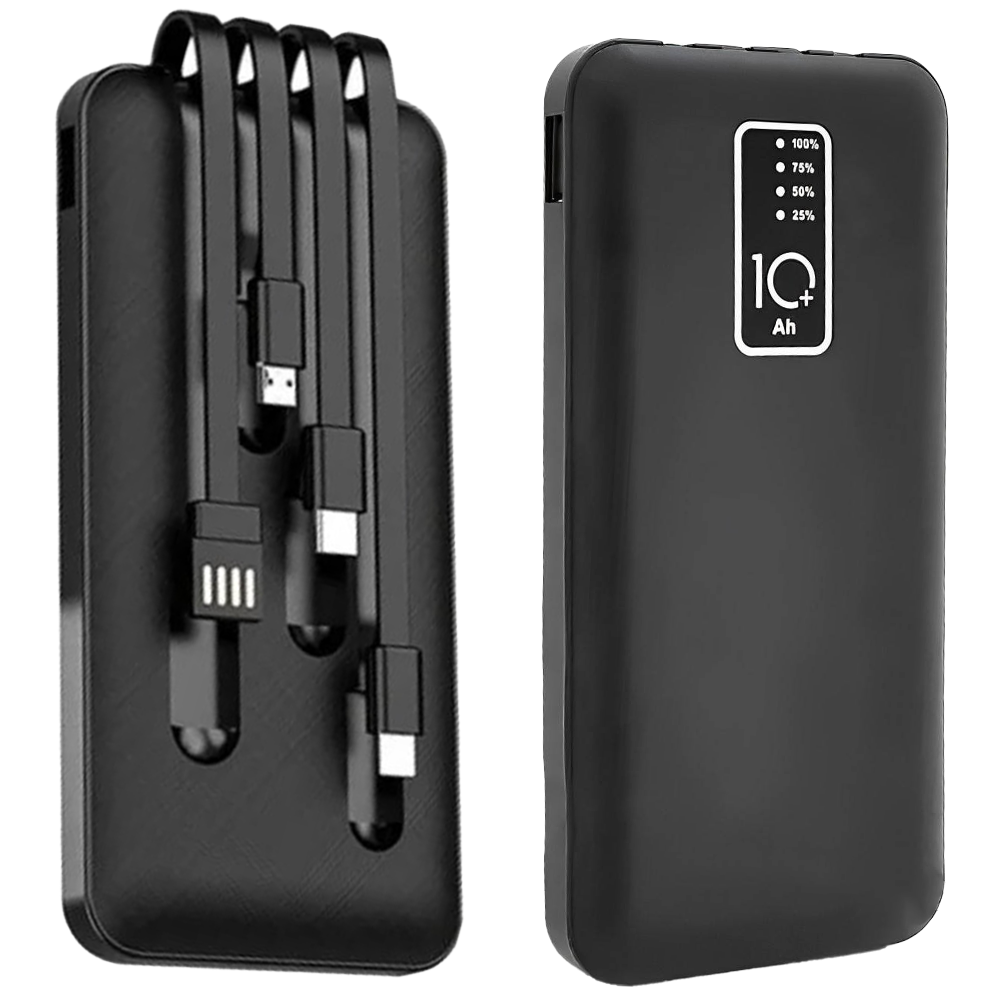 Повербанк 10 000mAh з перехідниками 4в1, Intelligence / Power Bank з ...