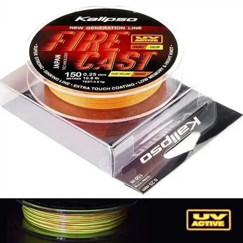 Леска Kalipso Fire Cast FYO 150m 0.28mm double color (ID#2290746209 ...
