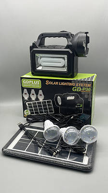Портативная солнечная система Solar GDPlus 5200mAH. Солнечная станция с ...