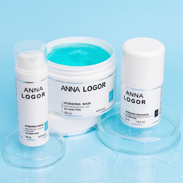 Зволожуючі косметичні продукти для догляду за шкірою лиця "Anna Logor ...