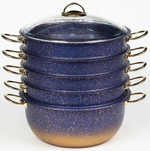 Мантоварка пароварка O.M.S. Collection 6091-C 28 см 5.8 л з гранітним ...