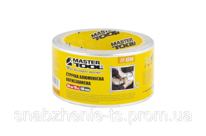 Скотч алюмінієвий MASTERTOOL 50 мм 10 м 77-1510 (ID#1886847378), ціна: 56 ₴, купити на Prom.ua