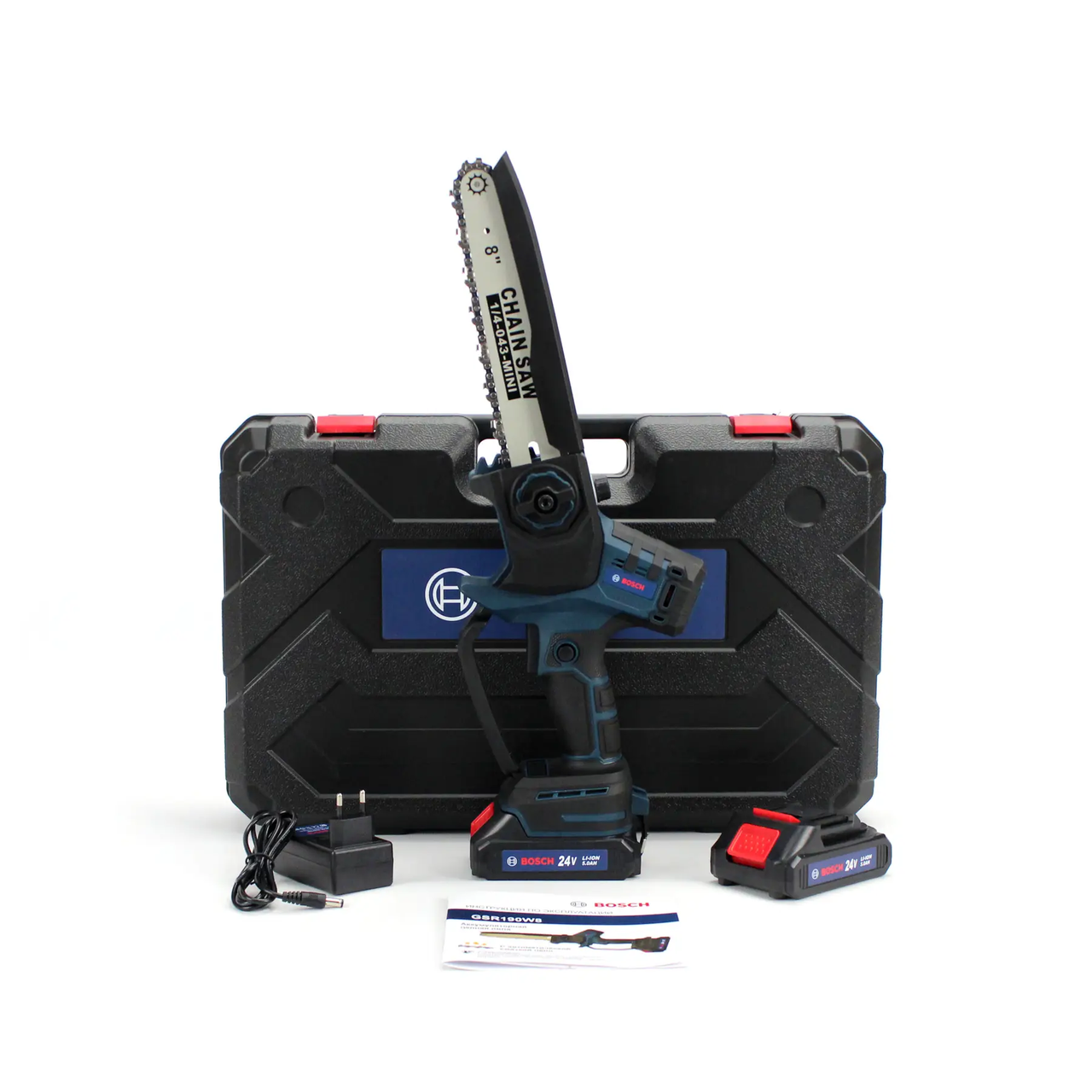 Аккумуляторная мини пила Bosch GSR190W8 бесщеточная с индикатором шина ...