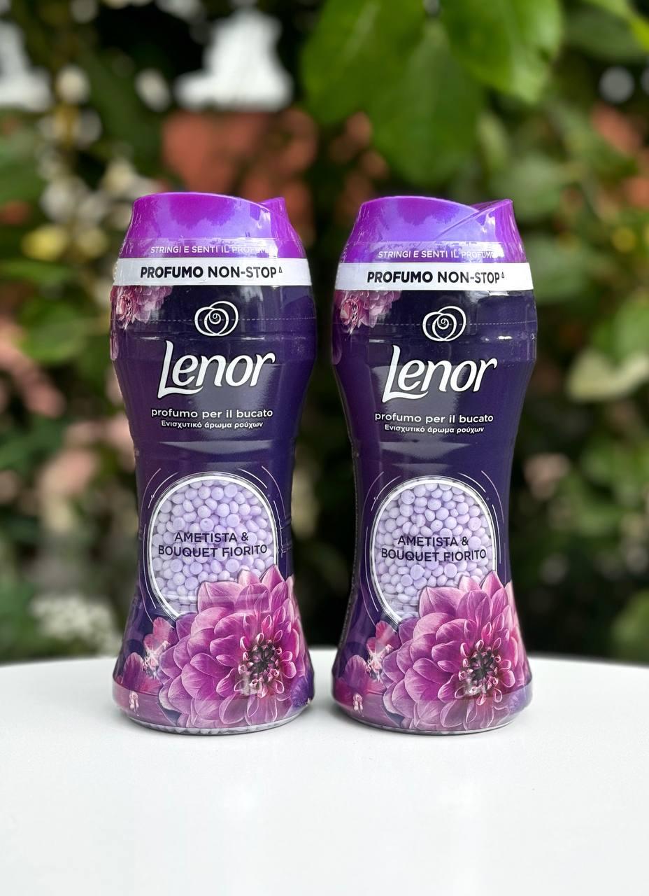 Парфумований кондиціонер для прання в гранулах Lenor Ametista Bouquet Fiorito, 210 г (ID ...