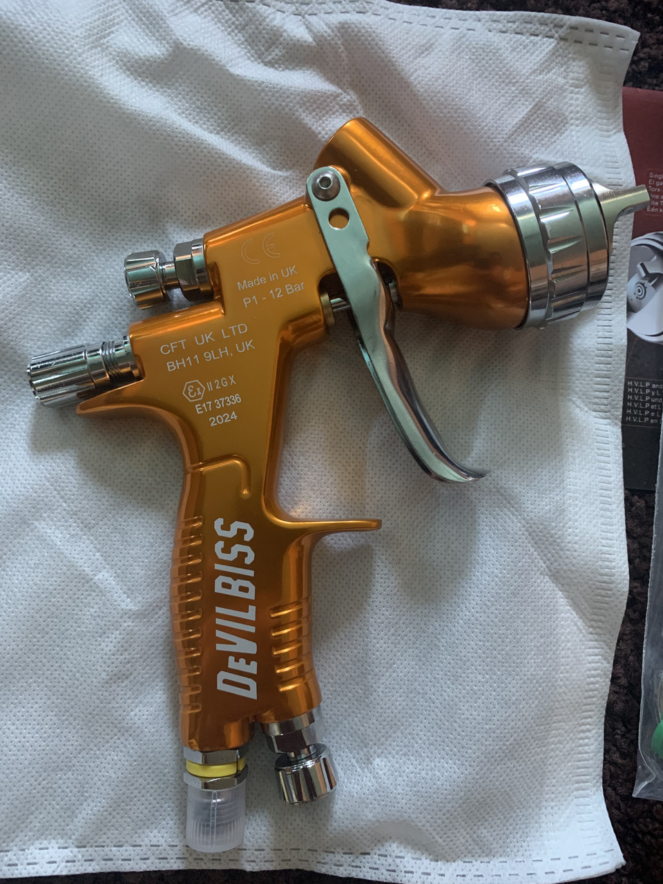 Новый Краскопульт DeVilbiss GTi Pro Lite TE20 1.3мм (ID#2292761944 ...