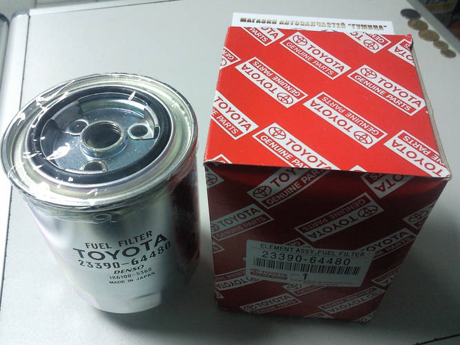 Топливный фильтр оригинальный Toyota Land Cruiser Prado (Дизель) (ID ...