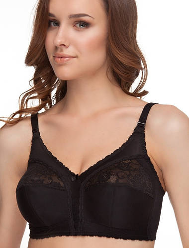 AVELINE БЮСТГАЛЬТЕР 665771 80G черный без косточек и поролона (ID#2292815671), цена: 891 ...